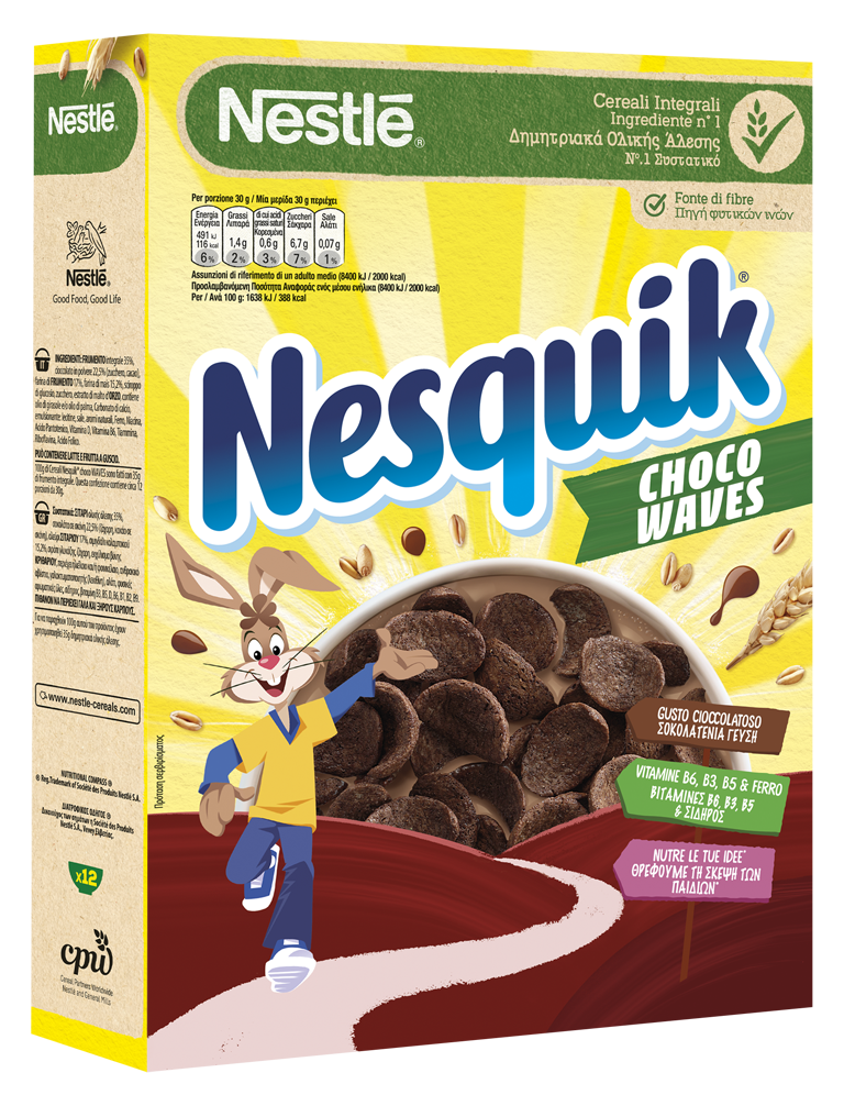 Nesquik Choco Waves | Δημητριακά Nestlé